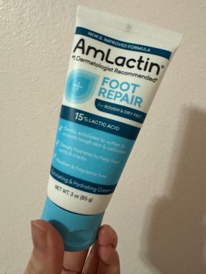 Amlactin Foot Repair Foot Cream Therapy Aha Cream - Unscented - 3oz ...
