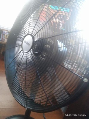 Hurricane Pro Series 20 Inch 3 Speed Industrial Heavy Duty Metal High ...