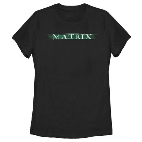 Women's The Matrix Movie Logo T-shirt - Black - Small : Target
