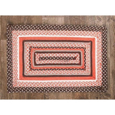 The Lakeside Collection Country Braided Rug Collection - Multi 60" X 84 ...