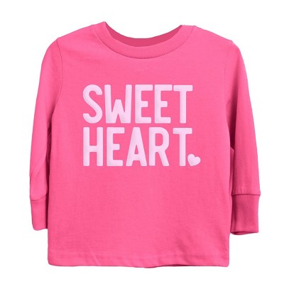 The Juniper Shop Sweetheart Puff Print Toddler Long Sleeve Tee - 5/6 ...