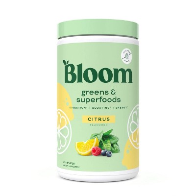 Bloom Nutrition Greens And Superfoods Powder - Citrus : Target