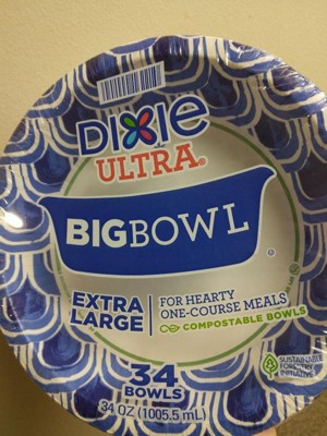 Dixie Ultra Big Bowl - 16ct/34oz : Target
