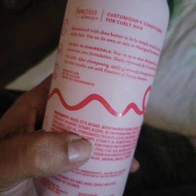 Function Of Beauty Custom Curly Hair Conditioner Base With Shea Butter ...