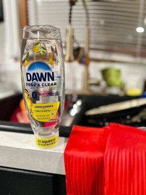 Dawn Lemon Essence Free & Clear Ez Squeeze Dishwashing Liquid - 24.3 Fl ...
