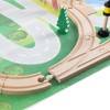Toy Time Kids' 75-piece Wooden Train Set With Play Mat Includes Deluxe ...