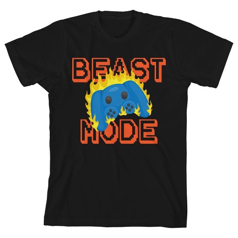Beast Mode Youth Black Short Sleeve Crew Neck Tee-xs : Target