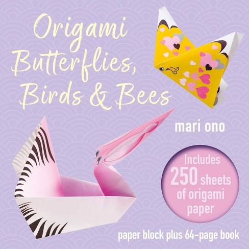 Origami Butterflies, Birds & Bees - By Mari Ono (paperback) : Target