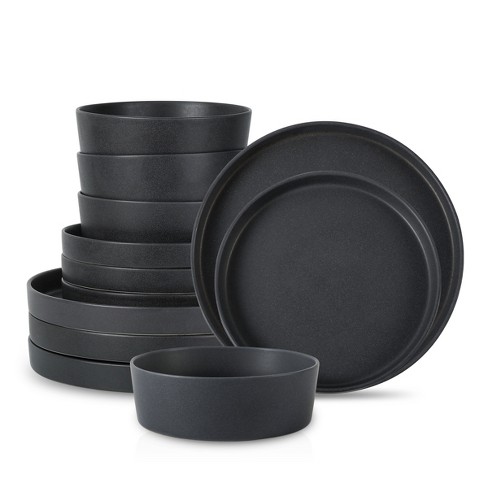 Stone By Mercer Project Modan 12-piece Dinnerware Set Stoneware ...