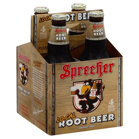 Sprecher Soda Low-cal Root Beer - Case Of 6 - 4 Bottles/16 Fl Oz. : Target