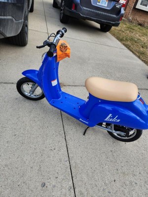 Razor Pocket Mod Miniature Euro 24v Electric Kids Ride On Retro Moped ...