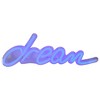 Northlight 17” Bright Blue Neon Style Dream Led Lighted Wall Sign : Target