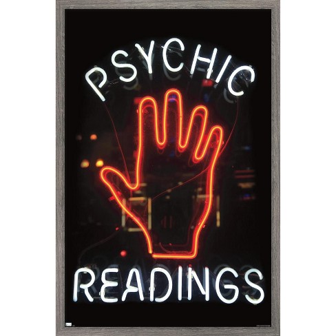 Trends International Psychic Readings Framed Wall Poster Prints : Target