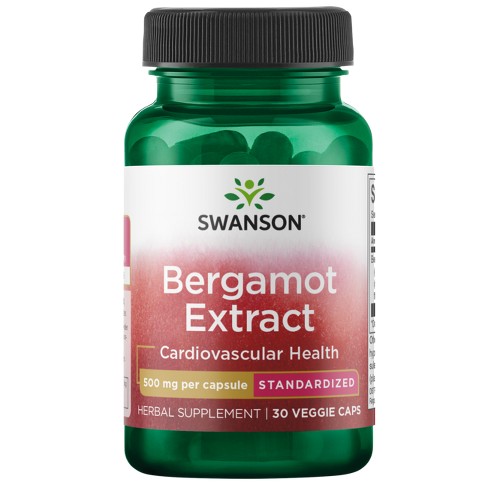 Swanson Herbal Supplements Bergamot Extract 500 Mg Veggie Capsule 30ct ...