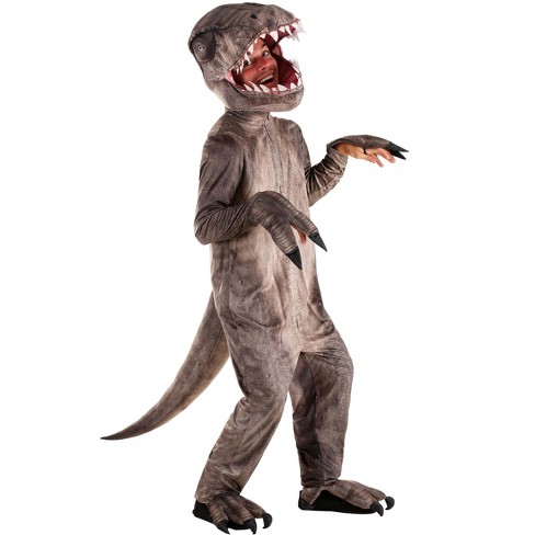 Large T Rex Adult Costume White Brown Target
