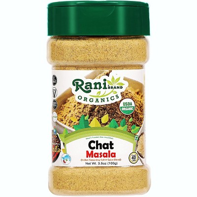 Chat Masala, Indian 14-spice Seasoning Salt - 3.5oz (100g) - Rani Brand ...