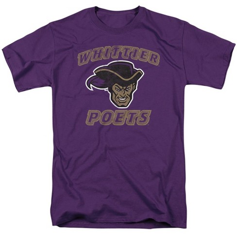 Whittier College Official Whittier Poets Logo Unisex Adult T-shirt : Target