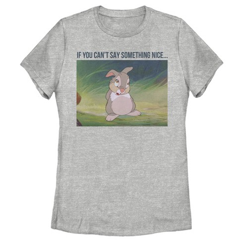 Women's Bambi Thumper Quote T-shirt : Target