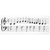 Bright Creations Magnetic Dry Erase Music Staff Whiteboard Sheet ...