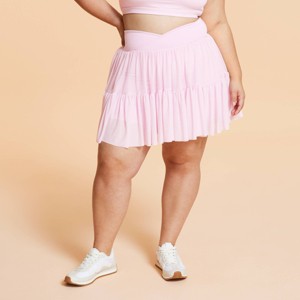 Blogilates Women's Ballerina Skort - Light Pink 3x : Target