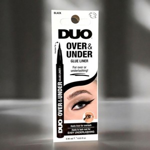 Duo Black Over & Under Glue Liner ( Black ) - Master the art of the ...