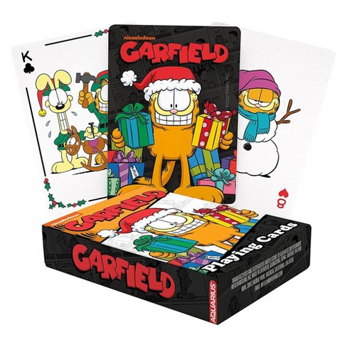 Aquarius Puzzles Garfield Christmas Playing Cards : Target