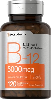 Horbaach Vitamin B12 Methylcobalamin 1000mcg | 400 Sublingual Tablets ...