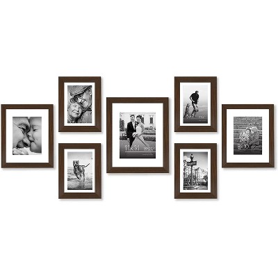10pc Gallery Frame Box Set White/black/gold - Kate & Laurel All Things ...