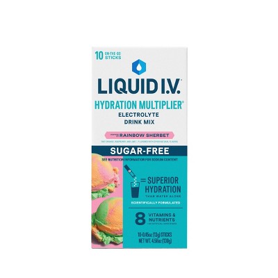 Liquid I.v. Sugar Free Hydration Multiplier Vegan Powder Electrolyte ...