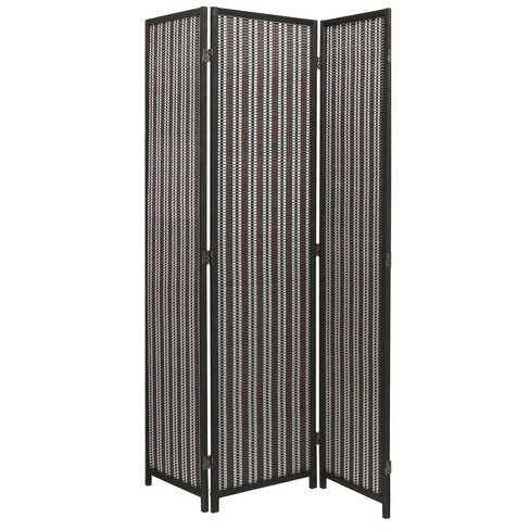 Legacy Decor Room Divider Wood And Bamboo Weave : Target