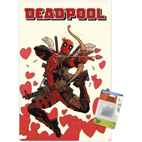 Trends International Marvel Comics Deadpool - Cupid Unframed Wall ...