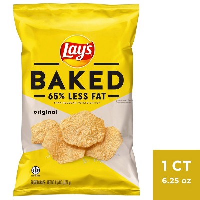 Lay's Oven Baked Barbecue Flavored Potato Chips - 6.25oz : Target