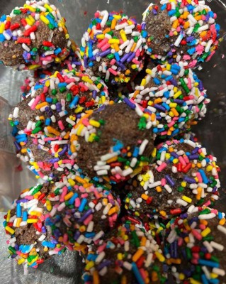 Sprinkle Coated Chocolate Donut Holes - 10oz - Favorite Day™ : Target