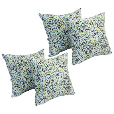 17-inch Square Polyester Outdoor Throw Pillows (set Of 4) 9910-s4-od ...