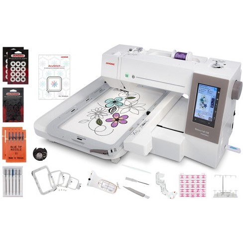 Janome Memory Craft 550e Limited Edition Embroidery Machine W/ Bonus ...