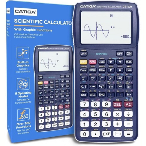 Cs-229 Scientific Calculator With Graphic Functions And Multiple Modes ...