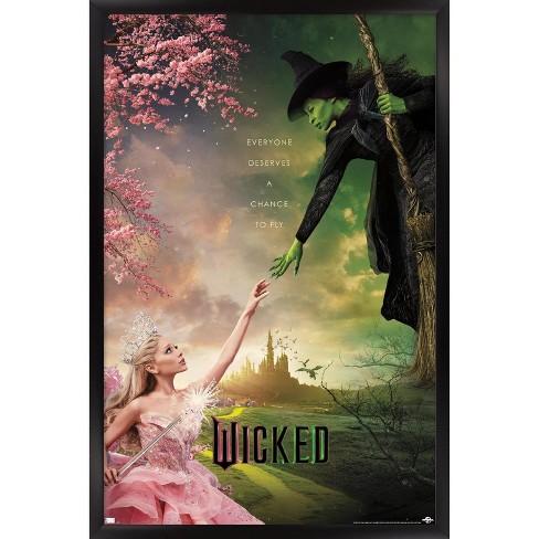 Trends International Wicked - One Sheet Framed Wall Poster Prints Black ...