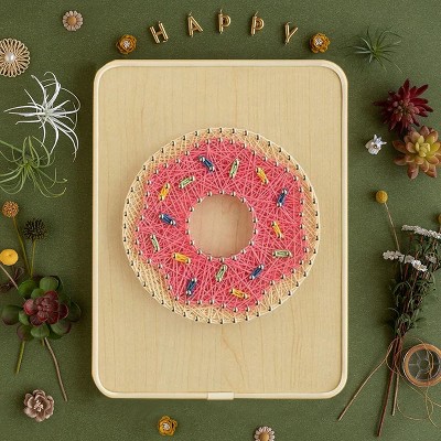 Wizardi String Art DIY Kit - Donut. Wizardi Craft Kit F07-M12-3 ...
