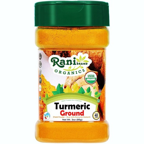 Organic Turmeric (haldi) Root Powder - 3oz (85g) - Rani Brand Authentic ...