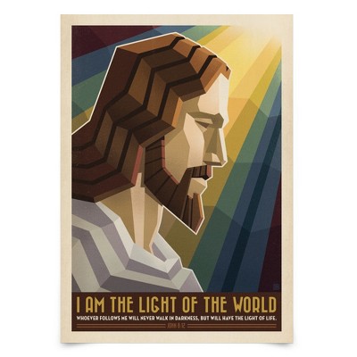 Americanflat Vintage Modern Jesus Light Of The World By Anderson Design ...