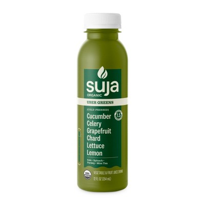 Suja Organic Uber Greens Cold Pressed Juice Drink - 12 Fl Oz Bottle ...
