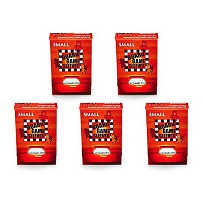 Arcane Tinmen 5 Packs Arcane Tinmen Non-glare Board Game Sleeves 50 Ct Small Size Card Sleeves ...