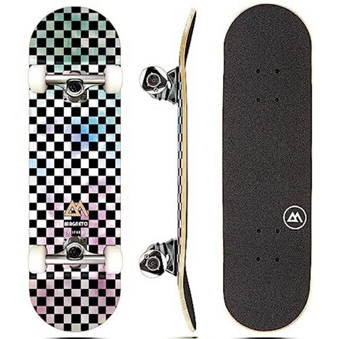 Skateboard | Maple Wood | Abec 5 Bearings | Double Kick Concave Deck ...