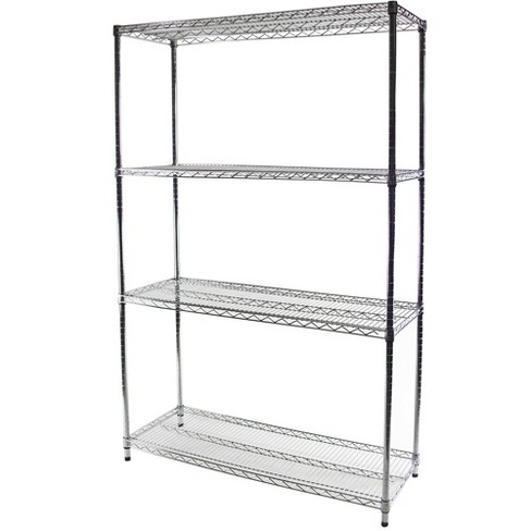 Shelving.com Chrome Wire Shelving With 4 Tier Shelves - : Target