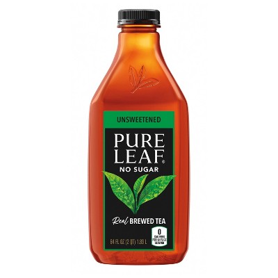 Pure Leaf Unsweetened Iced Tea - 64 Fl Oz Bottle : Target