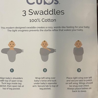 Swaddle Blankets For Baby Girl & Boy 3 Pack Sleep Sack Velcro By Comfy ...