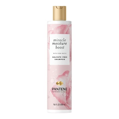 Pantene Nutrient Blends Sulfate Free Miracle Moisture Rose Water ...