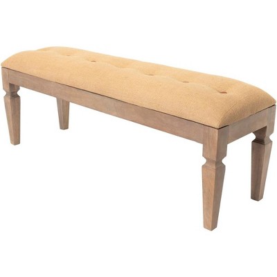 Mark & Day Unken 18"h X 48"w X 16"d Rustic Tan Bench : Target