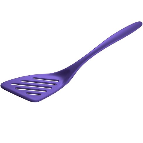 Gourmac 12-inch Melamine Slotted Turner Spatula, Violet : Target