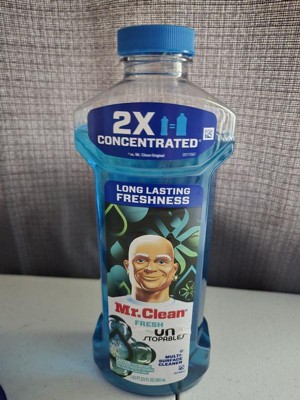 Mr. Clean Fresh Dilute Unstopables Multi-surface Cleaner - 23 Fl Oz ...